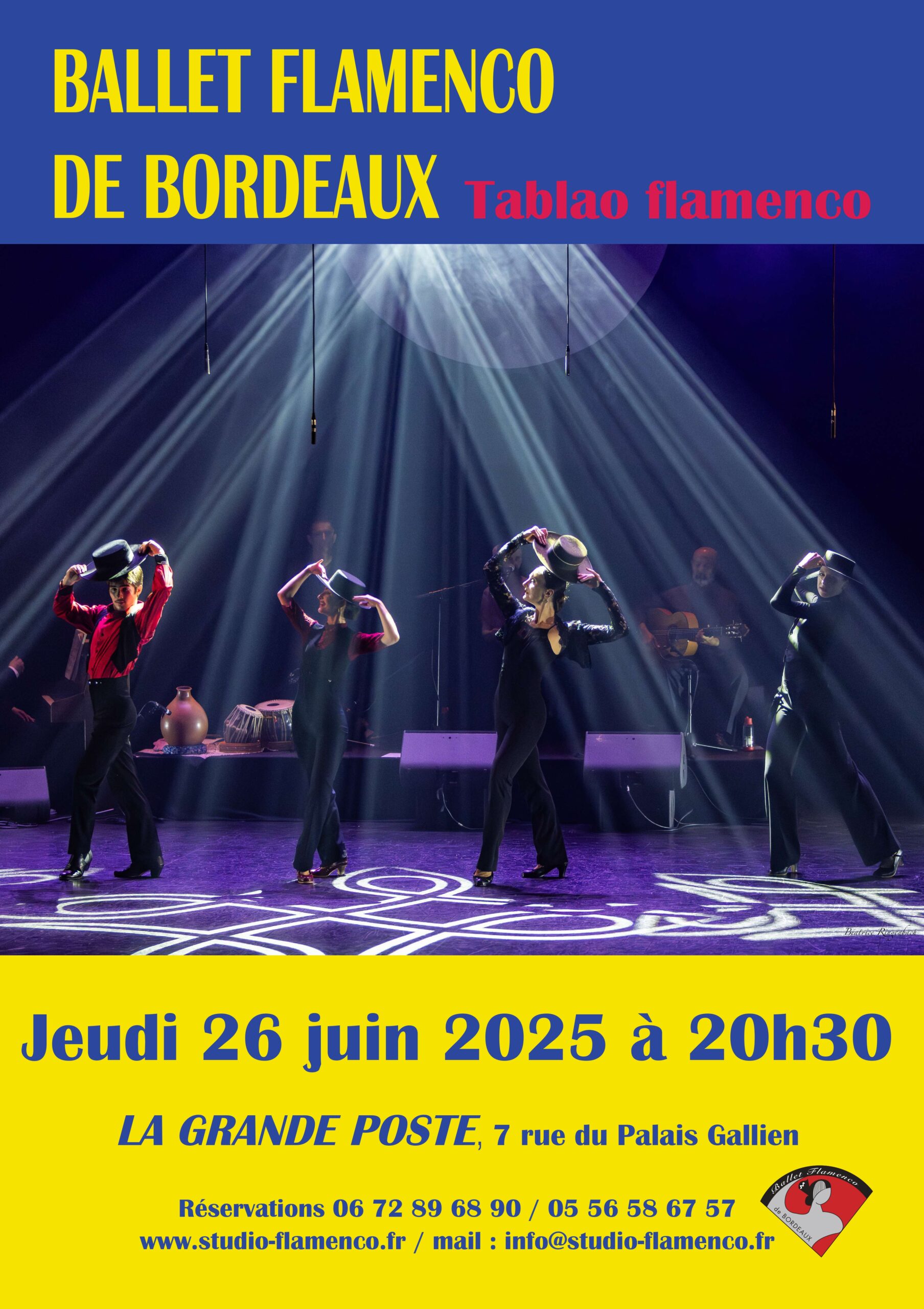 TABLAO Ballet Flamenco de Bordeaux - la grande poste "espace improbable ...